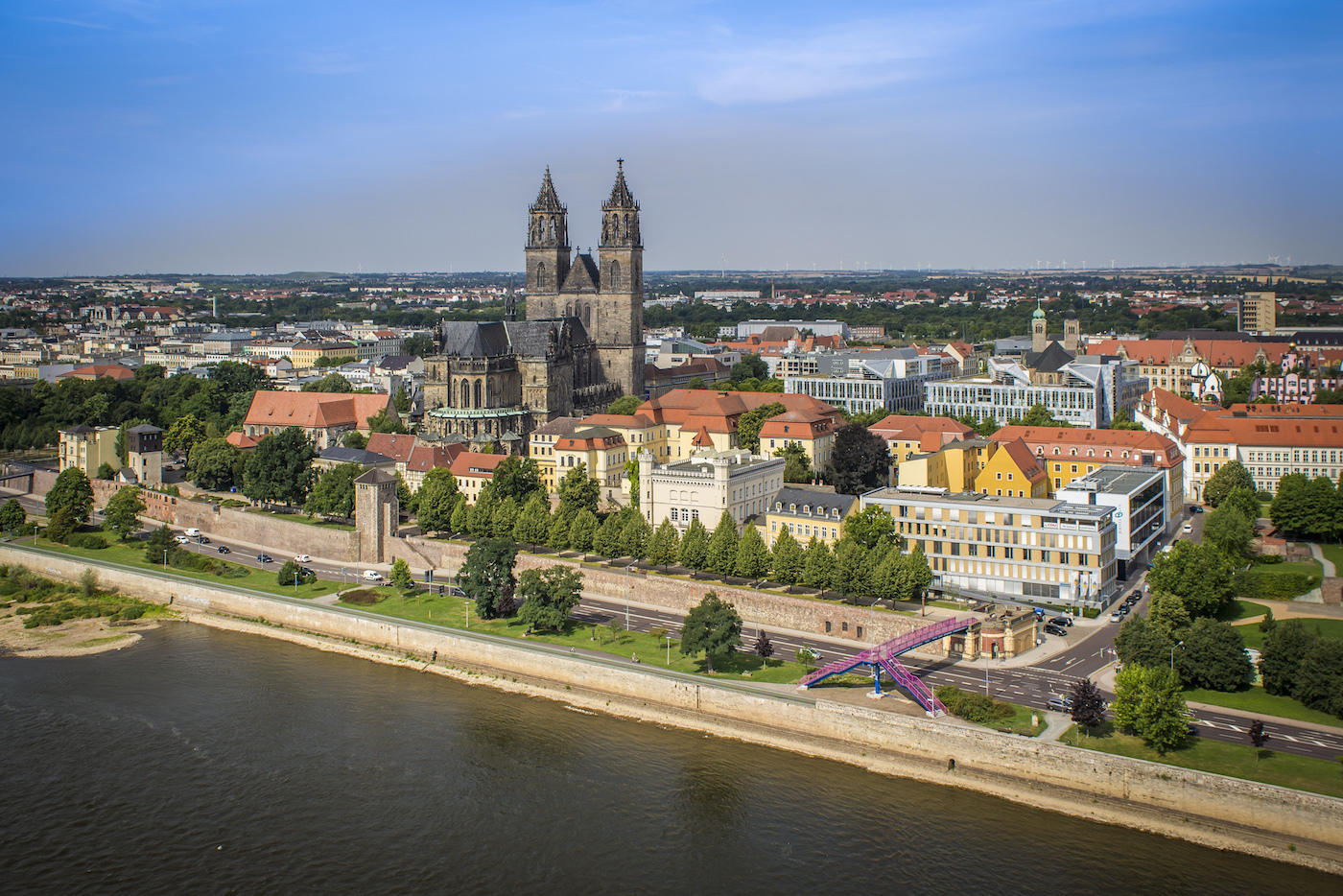 Die Magdeburger Platte® - Luftbilder von Magdeburg - #Foto Video